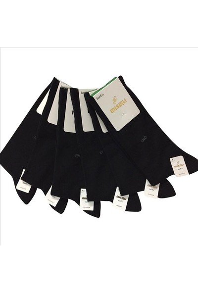 Mısırlı 6 Lı Siyah Bambu Erkek Çorap