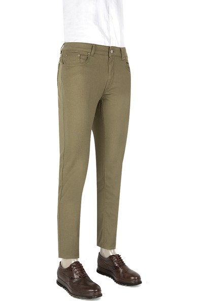 D's Damat Erkek Haki Chino Pantolon