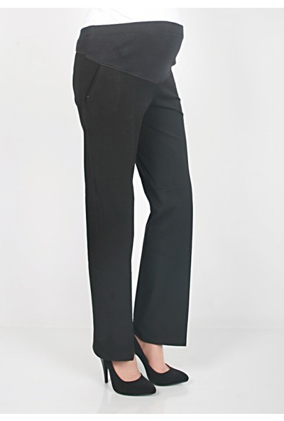 Işşıl Hamile Giyim Boru Paça Klasik Kumaş Pantolon