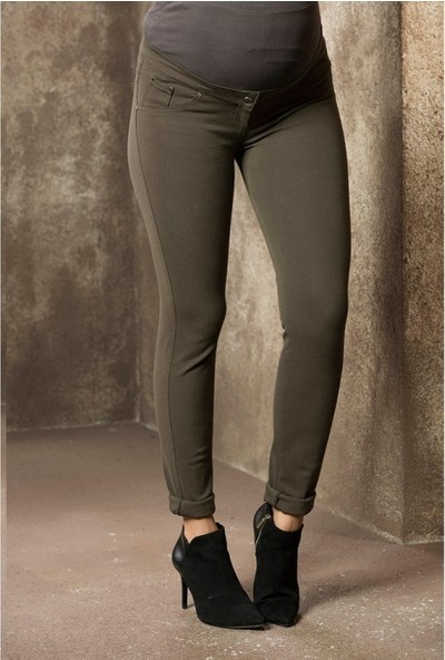 Işşıl Slim Fit Dar Paça Pamuk Hamile Pantolon Işşıl Slim Fit Dar Paça Pamuk Hamile Pantolon