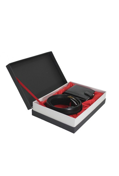 Guard Desenli Deri Cüzdan Ve Kemer Seti