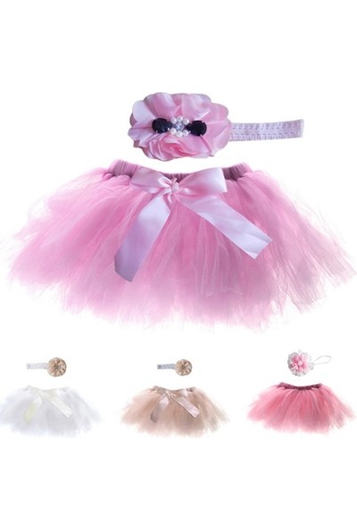 Bba New Trend Yenidoğan Fotoğraf Çekim Tütü Lastikli Tütü Etek