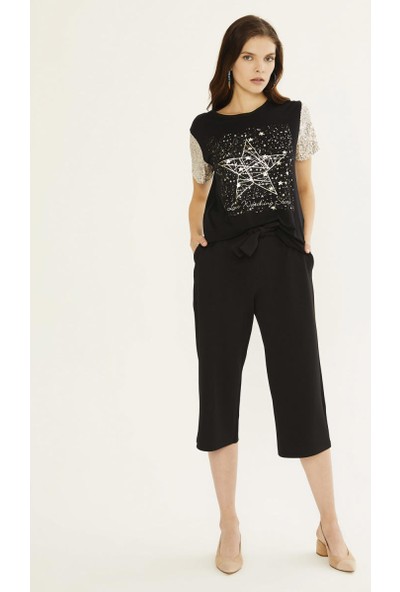 Xint Yüksek Bel Bağlamalı Viscon Pantolon