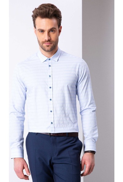 Pierre Cardin Erkek Dokuma Gömlek 50200516-Vr003 Pierre Cardin Erkek Dokuma Gömlek 50200516-Vr003