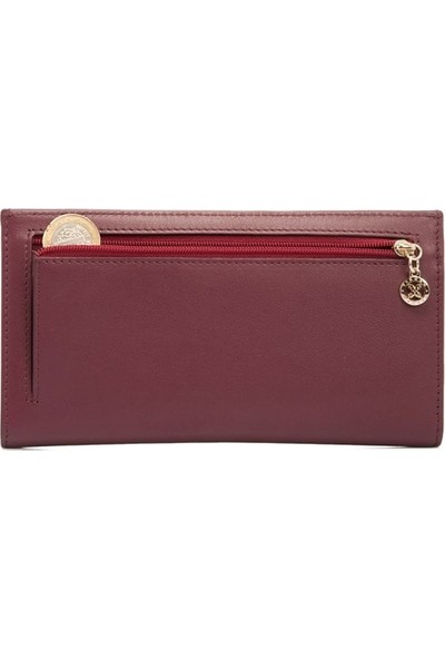 Tergan Kadın Cüzdan Bordo