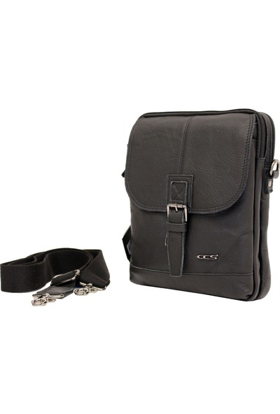 Ççs 71309 Deri, Omuz Askılı Erkek Çanta