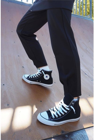 Haşema Kadın Siyah Spor Şalvar Pantolon H-2296SPAN Haşema Kadın Siyah Spor Şalvar Pantolon H-2296SPAN