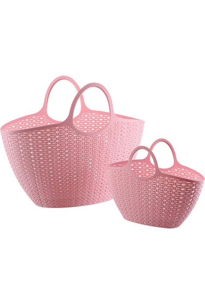 Tuffex Örme 2 Li Hobi Ve Plaj Çantası (5 Lt+22 Lt)