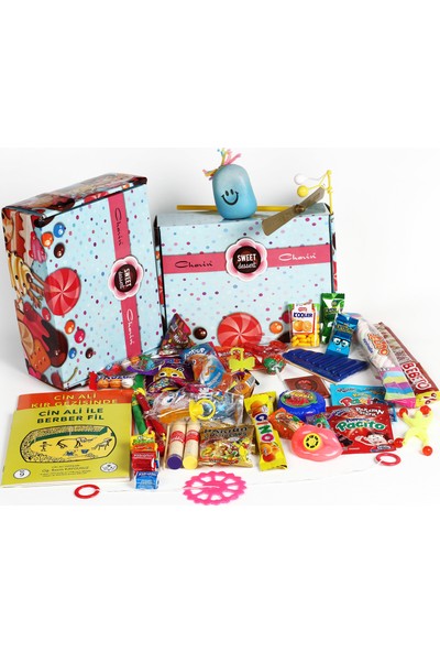 Chavin Büyük Paket Nostalji Lezzet Şeker Oyuncak Kutusu Yap97