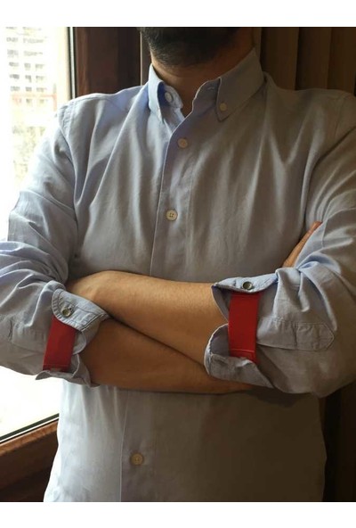 Tezgah İstanbul Kırmızı Düz Manşetör Manşet Askısı