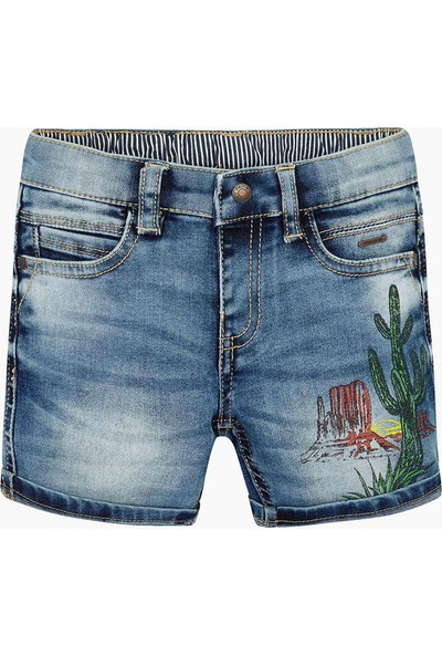 Mayoral Baskılı Denim Şort Tejano 3239 Mayoral Baskılı Denim Şort Tejano 3239