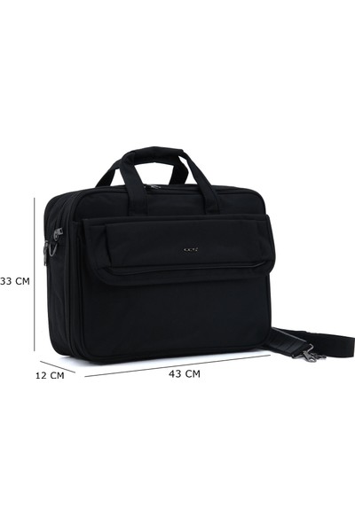 Ççs 71368 Körüklü Evrak Çantası Siyah