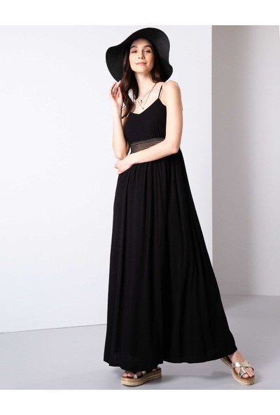 Pierre Cardin Kadın Siyah Dokuma Elbise 50202853-VR046 Pierre Cardin Kadın Siyah Dokuma Elbise 50202853-VR046
