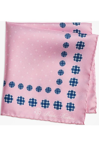 Brooks Brothers Nokta Desenli Cep Mendili