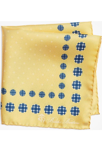 Brooks Brothers Nokta Desenli Cep Mendili