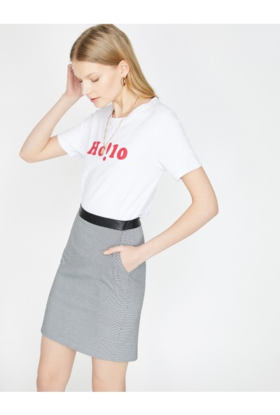 Koton Kadın Cep Detayı Etek