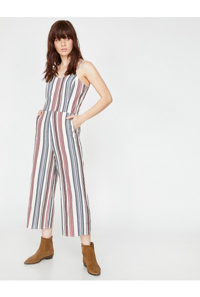 Koton Kadın The Natural Look Jumpsuits - Doğal Dokulu Tulum Koton Kadın The Natural Look Jumpsuits - Doğal Dokulu Tulum