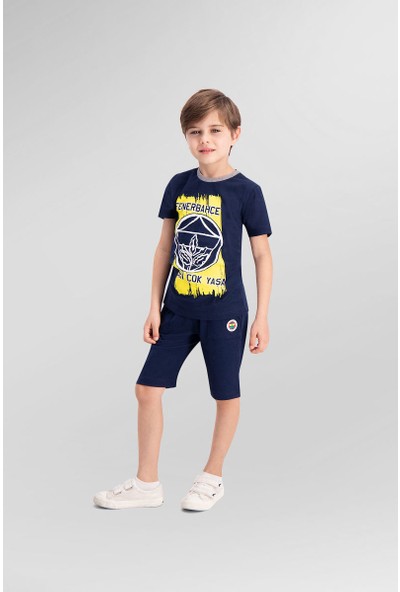 Fenerbahçe Lisanslı Lacivert Erkek Çocuk Bermuda Takım Fenerbahçe Lisanslı Lacivert Erkek Çocuk Bermuda Takım