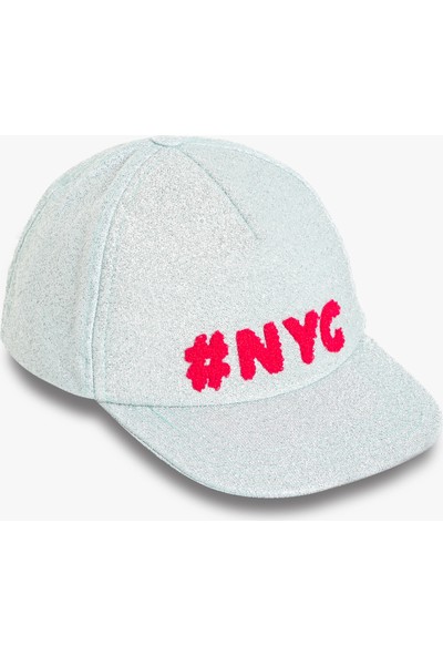 Koton Yazılı İşlemeli Şapka