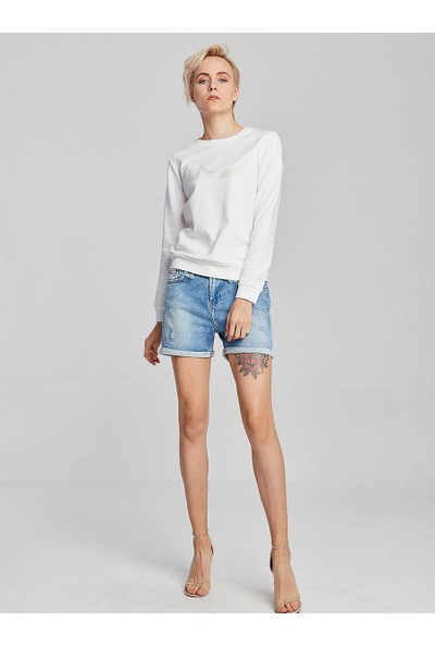 LTB Milena Messy Wash Kadın Şort LTB Milena Messy Wash Kadın Şort