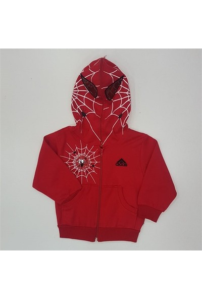 Gigas Kids 18201 Örümcek Motorlu Hırka 12-24 Ay Kırmızı