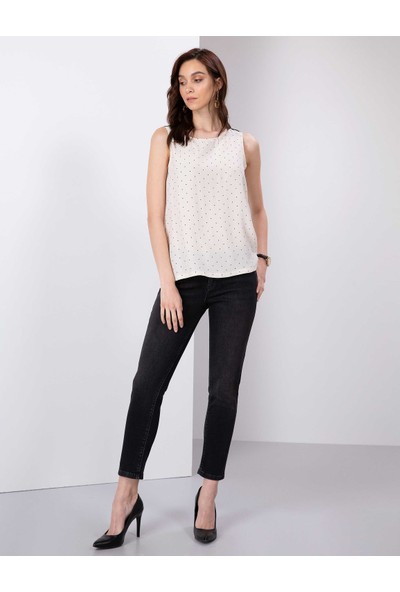 Pierre Cardin Kadın Siyah Denim Pantolon 50206156-VR046