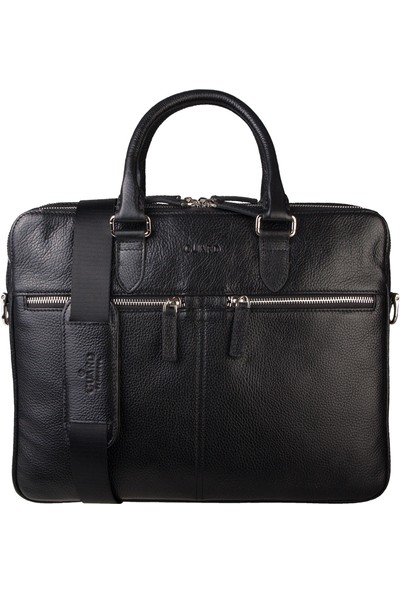 Guard Çok Bölmeli Siyah Deri Laptop ve Evrak Çantası Guard Çok Bölmeli Siyah Deri Laptop ve Evrak Çantası