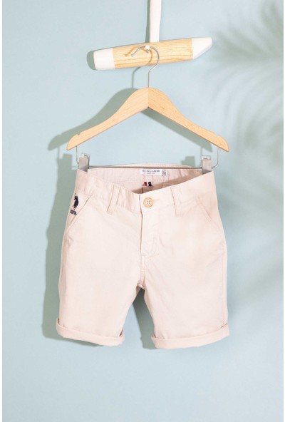 U.S. Polo Assn. Erkek Çocuk Dokuma Capri Bermuda 50198861-Vr049 U.S. Polo Assn. Erkek Çocuk Dokuma Capri Bermuda 50198861-Vr049