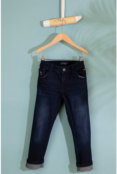 U.S. Polo Assn. Erkek Çocuk Denim Pantolon 50199634-Dn0023