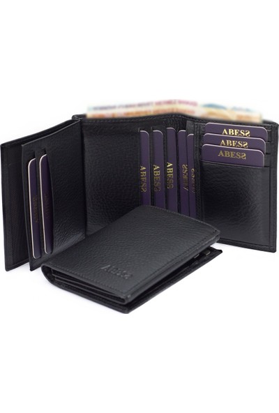 ABESS Erkek Cüzdan Lüks Gerçek Deri Erkek Cüzdan ABESS Erkek Cüzdan Lüks Gerçek Deri Erkek Cüzdan