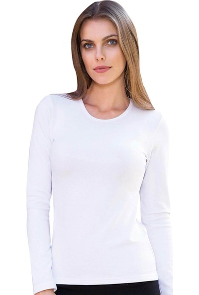 Anıl Uzun Kollu Bisiklet Yaka Fit Kalıp Termal Atlet 8533