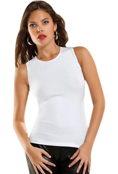 Anıt Bisiklet Yaka Kolsuz T-Shirt 2179