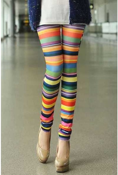 Merry See Çok Renkli Tayt Merry See Çok Renkli Tayt