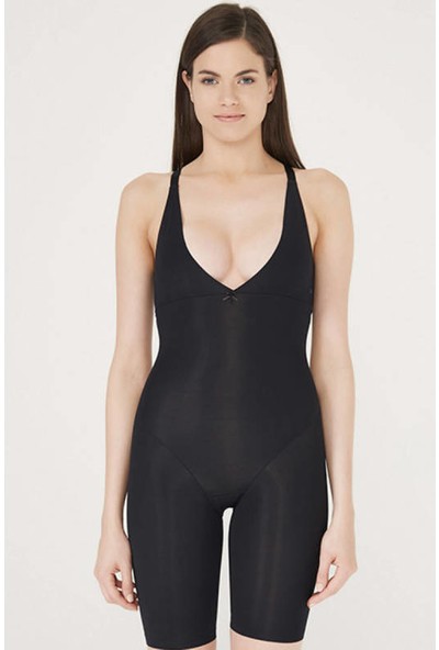 Ten Göğüs Dekolteli Uzun Paçalı Boy Korse 501112090