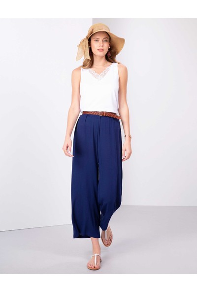 Pierre Cardin Kadın Lacivert Pantolon 50206153-VR033 Pierre Cardin Kadın Lacivert Pantolon 50206153-VR033