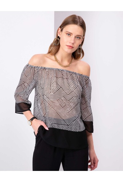 Pierre Cardin Kadın Siyah Bluz 50202639-VR046