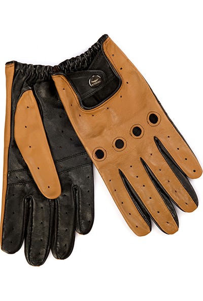 Altezzoso Senna Erkek Sürücü Eldiveni (Taba)