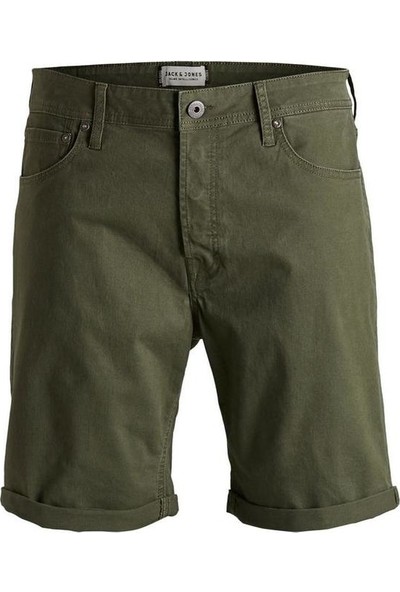 Jack & Jones 12146165 Erkek Jjırıck Jjorıgınal Shorts Ww 01 Şort Olive Night