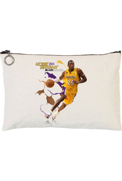 Art T-Shirt Kobe Bryant Bez Tablet ve Makyaj Çantası