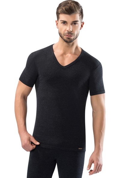 Obje Soft Termal Erkek V Yaka Yarımkol Fanila Obje Soft Termal Erkek V Yaka Yarımkol Fanila