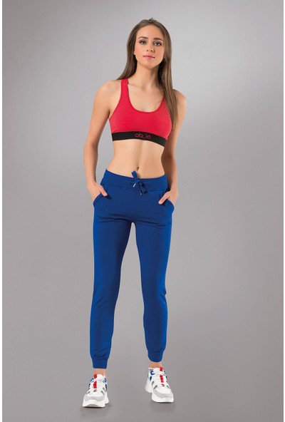 Obje Saks Mavisi Kadın Eşofman Altı