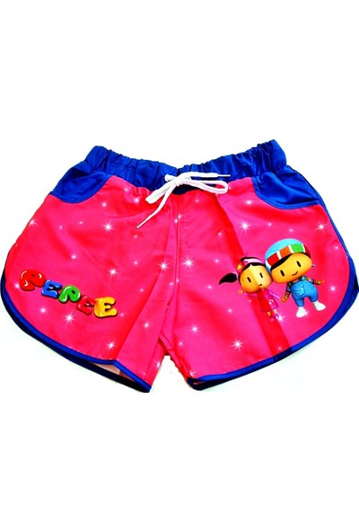 Pepee Pembe Kısa Kız Çocuk Deniz Şort Pepee Pembe Kısa Kız Çocuk Deniz Şort
