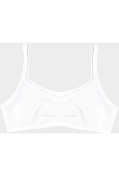Bross Beyaz 2221 2'Li Paket Çocuk Lycralı Büstiyer