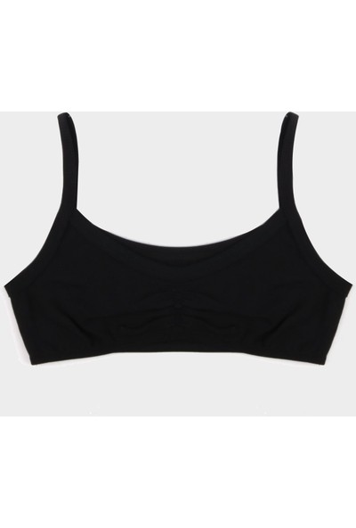 Bross Siyah 2221 2'Li Paket Çocuk Lycralı Büstiyer