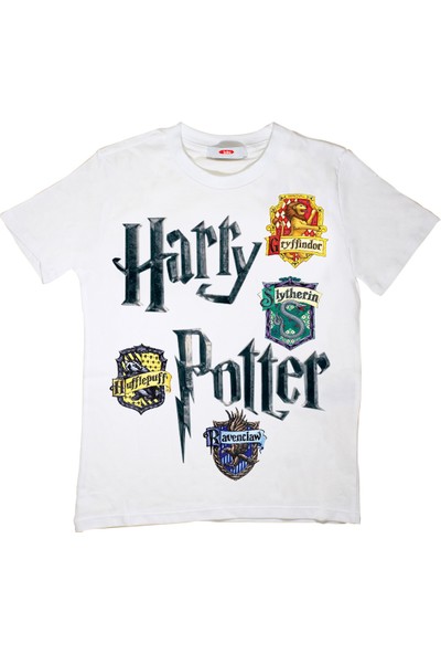 Harry Potter Çocuk T-Shirt Beyaz Unisex