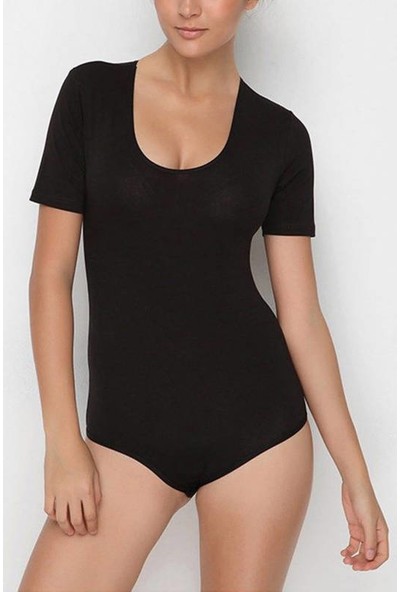 NBB Yarım Kollu Çıtçıtlı Body 2945