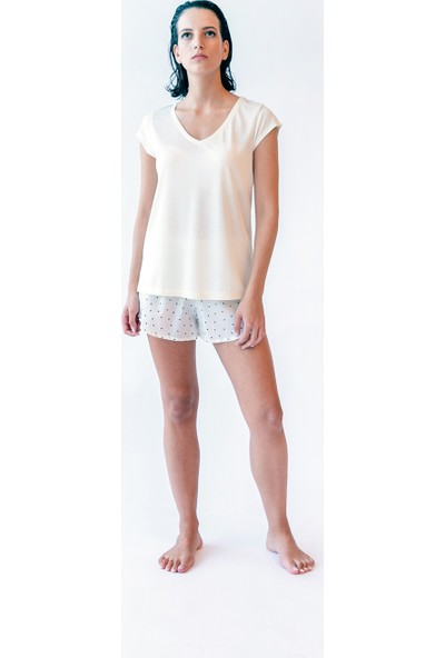 Hays Kadın V Yaka Modal Üst