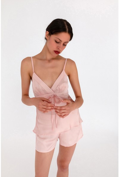 Hays Kadın İp Askılı Saten Üst