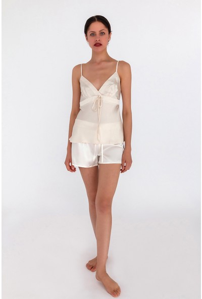 Hays Kadın Dikiş Detaylı Saten Şort