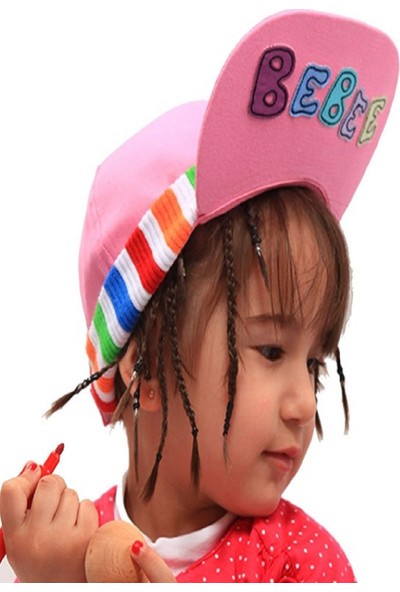 Pepee Bebee Pembe Çocuk Şapka 1-3 Yaş Pepee Bebee Pembe Çocuk Şapka 1-3 Yaş